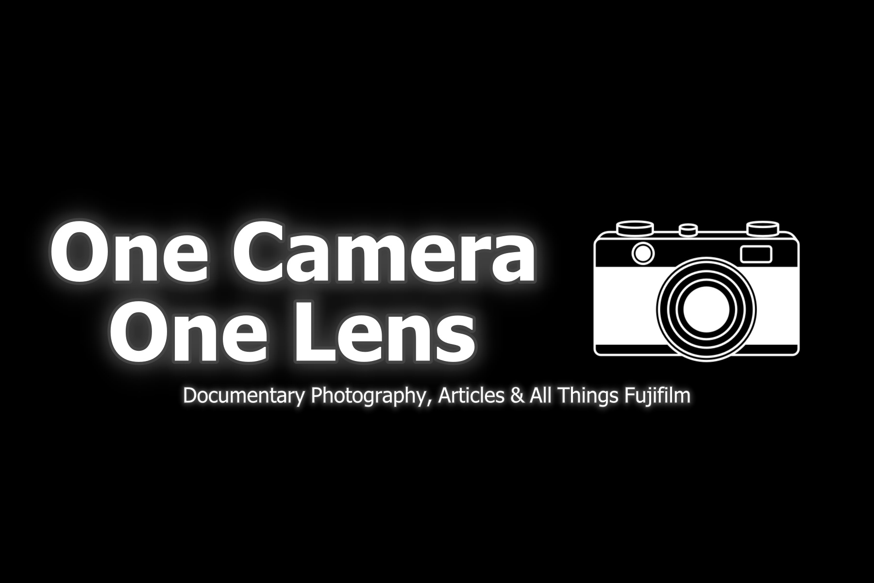 A New Logo For One Camera One Lens – One Camera One Lens Photography