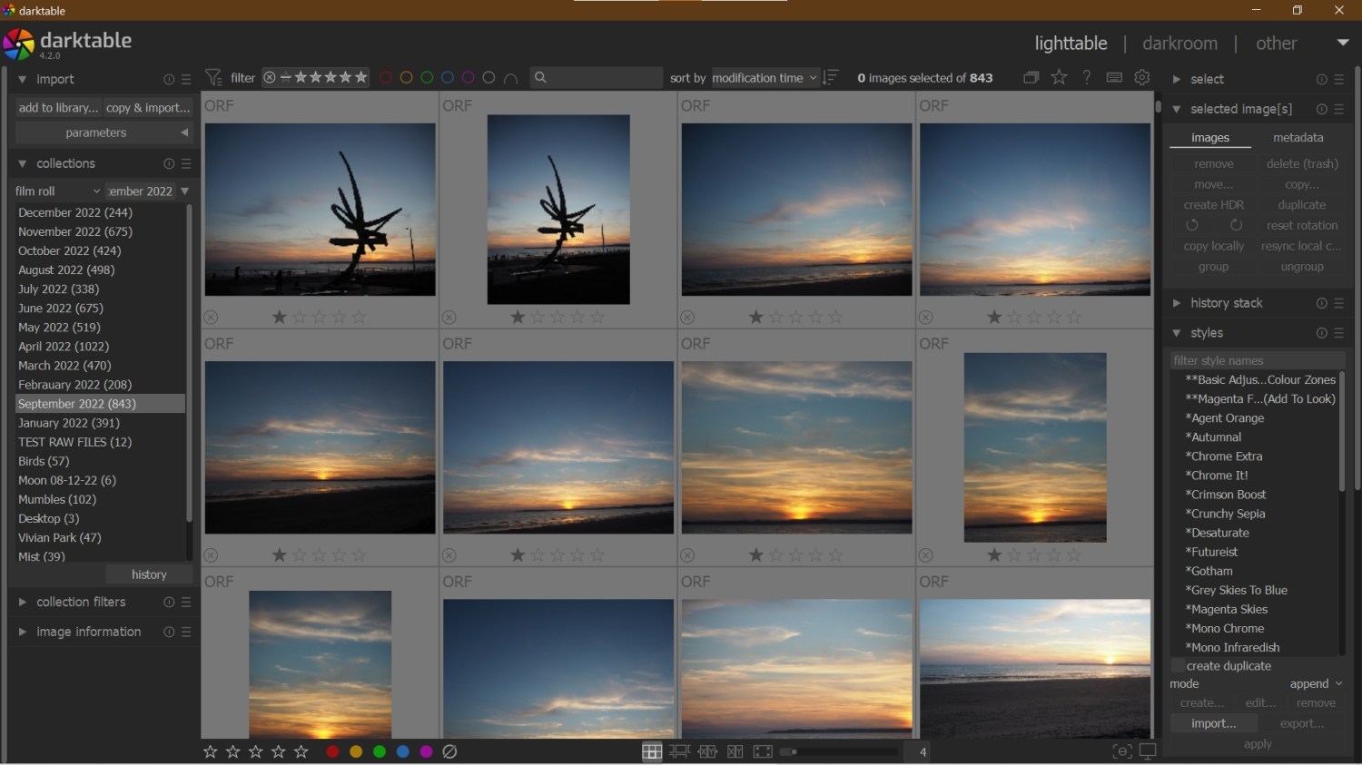 Darktable – One Camera One Lens Photography