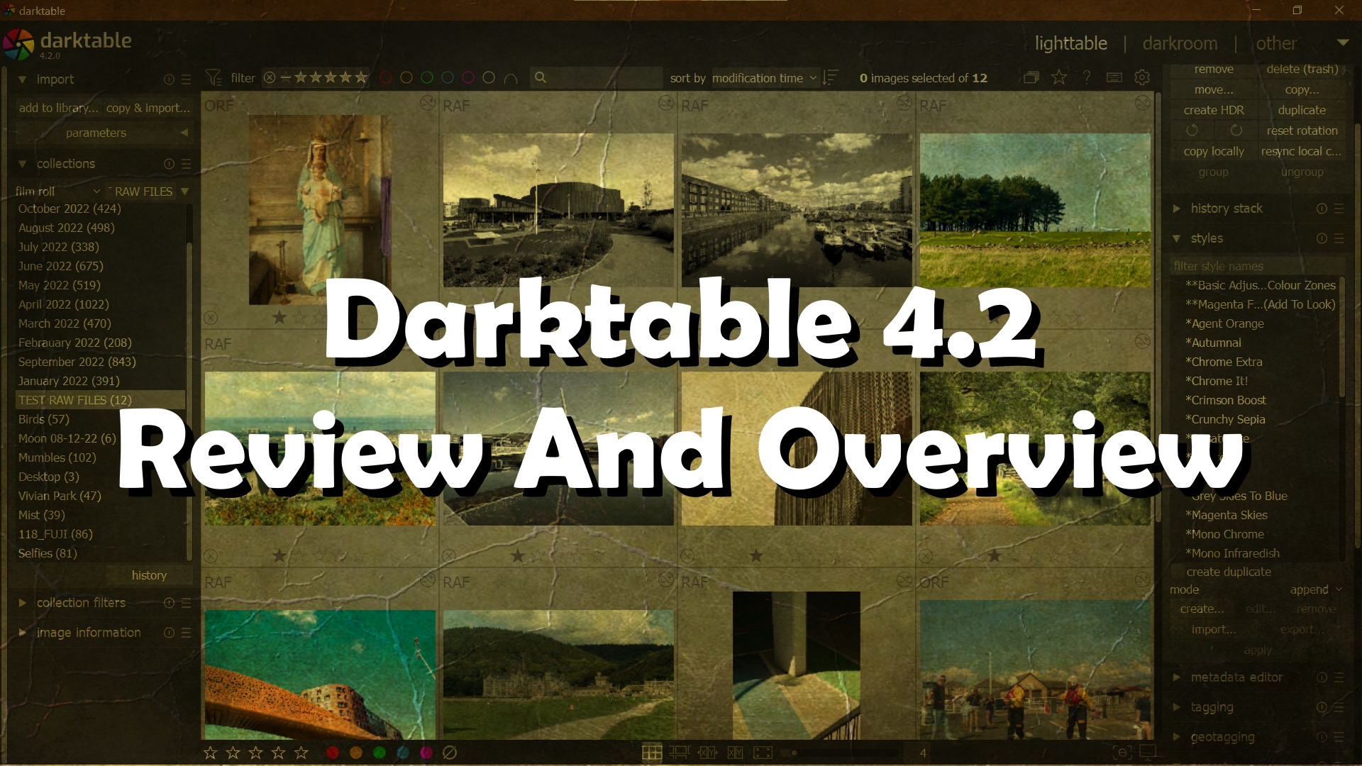 Darktable 4.2 Review And Overview – One Camera One Lens Photography