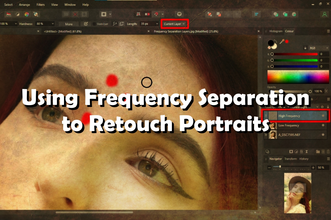 Using Frequency Separation to Retouch Portraits – One Camera One Lens ...