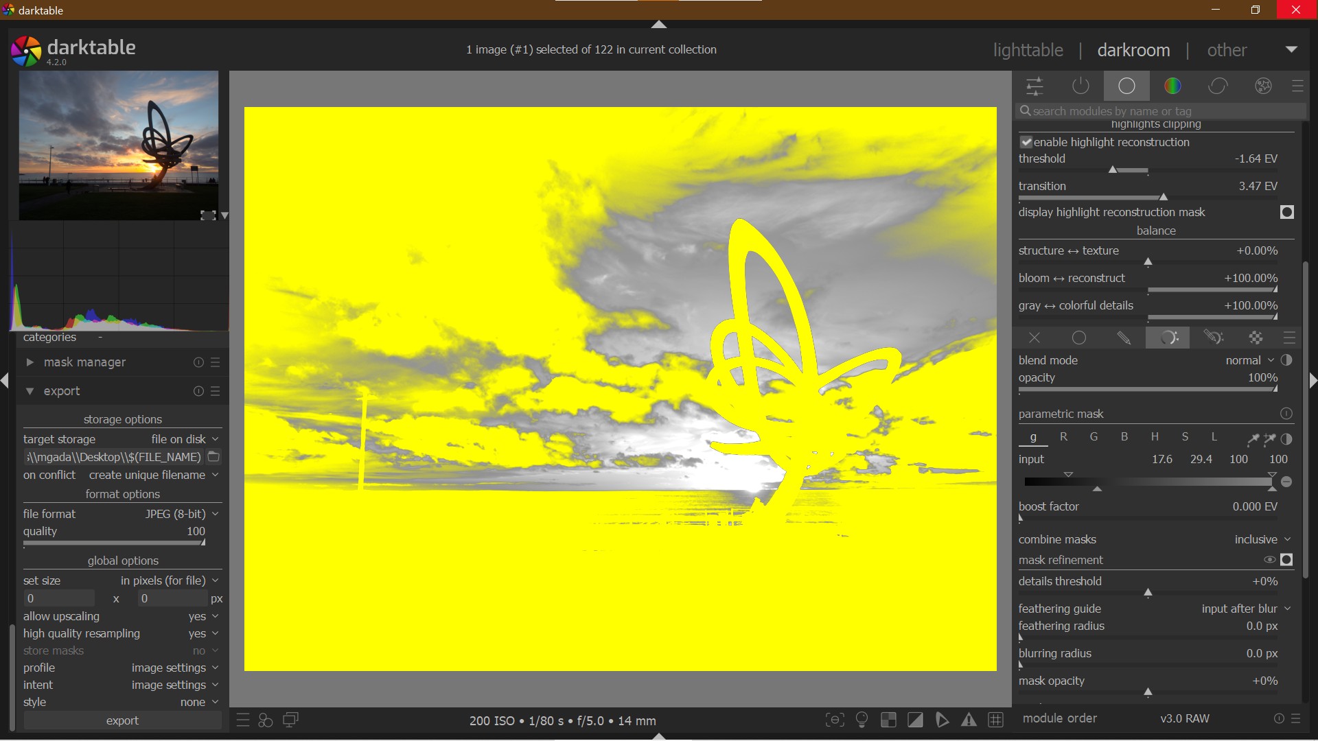 Simply and quickly avoiding hue colour shifts with Darktables Filmic ...