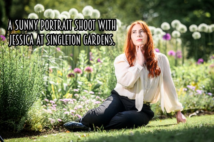 A Sunny Portrait Shoot With Jessica At Singleton Gardens. – One Camera ...